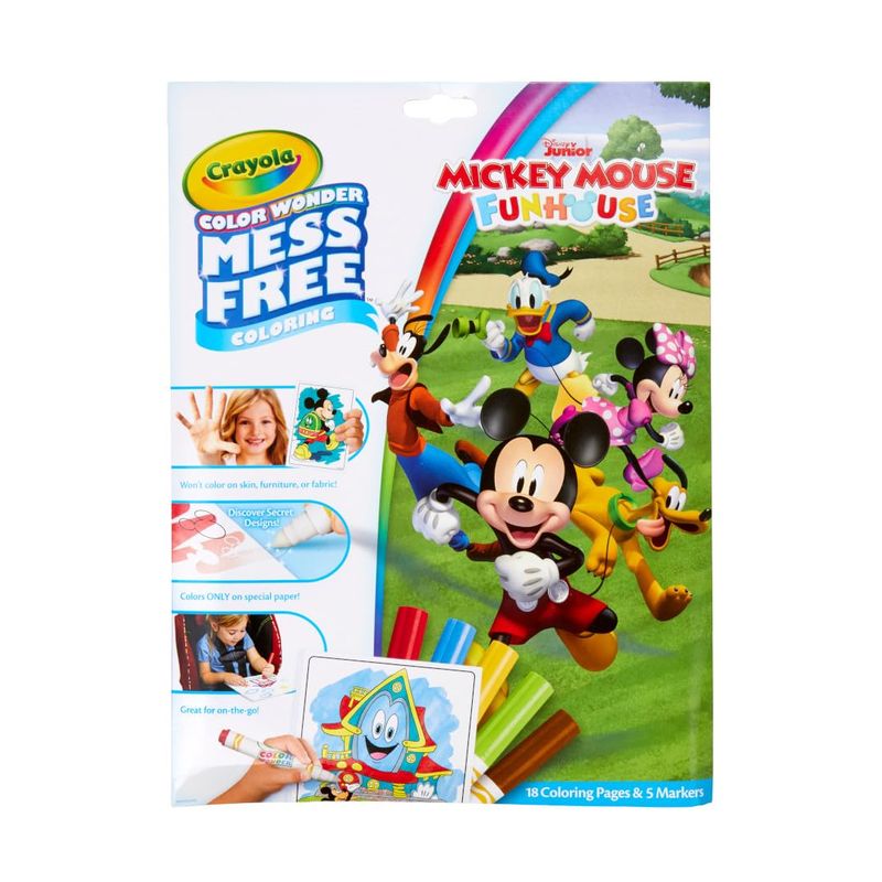 Crayola Color Wonder Mickey Mouse Clubhouse, Mess Free Coloring Pages ...
