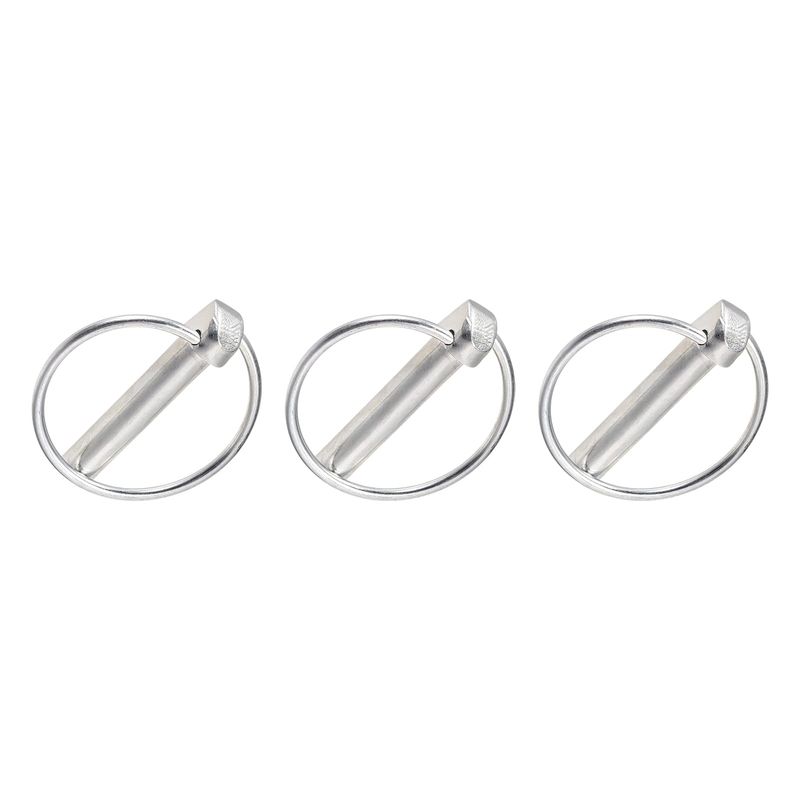 METALLIXITY Lynch Pin with Ring 11mm x 54mm 3pcs Carbon Steel Lynch Pin ...