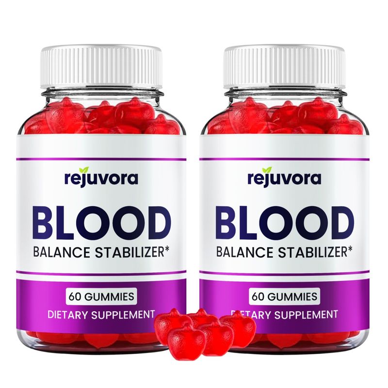 Rejuvora Blood Stabilizer - Advanced Formula Blood Support Gummies ( 2 ...