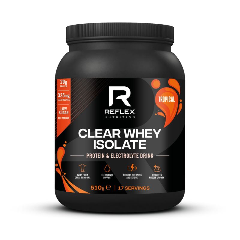 Reflex Nutrition Clear Whey Isolate Protein Powder - 20g of Protein ...