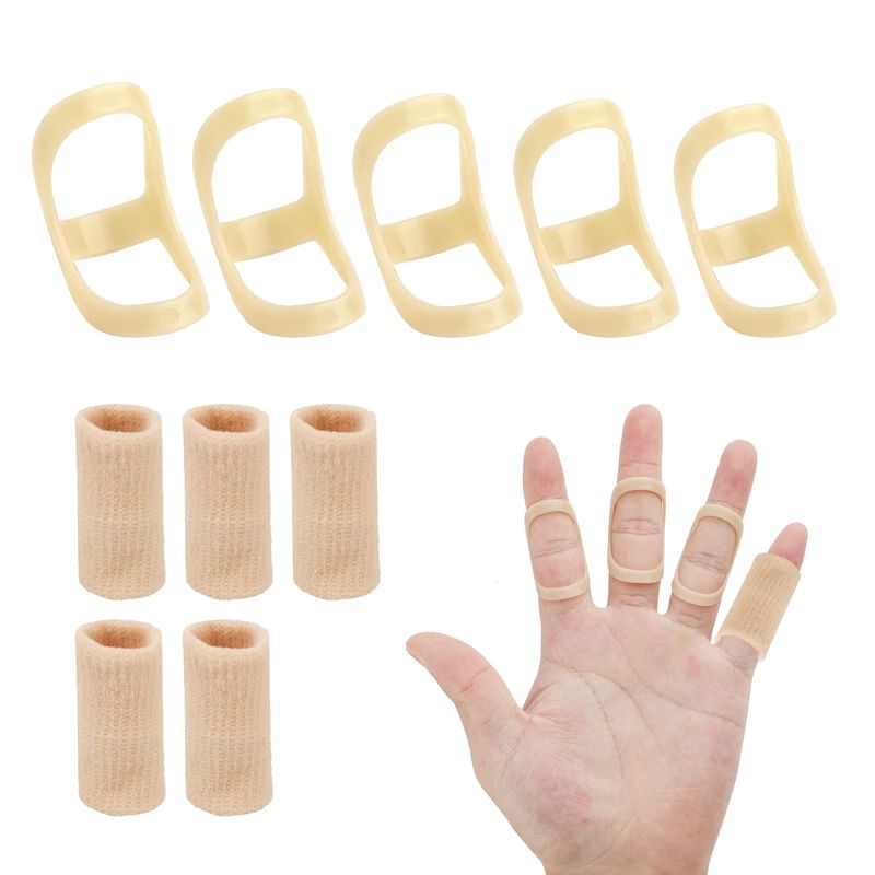 10pcs Oval Finger Splint, 5 Sizes Finger Splint Ring Oval Finger Splint ...