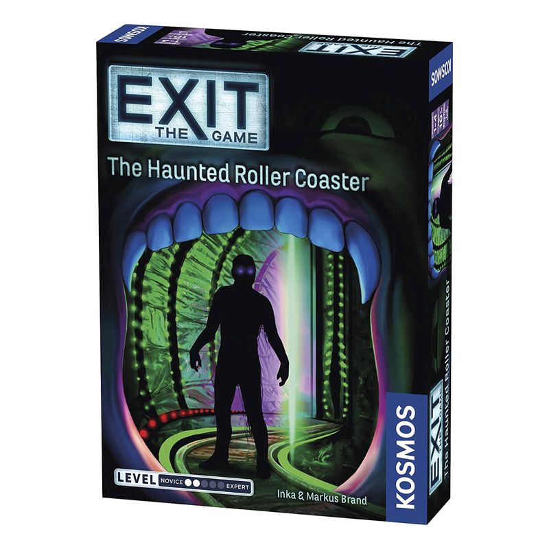 Haunted Roller Coaster Escape Game for 4 Players Teamwork Riddles ...