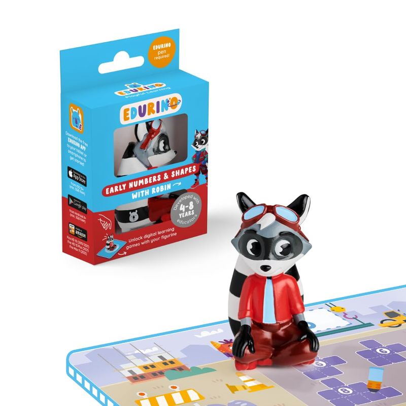 Edurino Robin - Numbers & Shapes Games, Early Math Skills, Counting ...