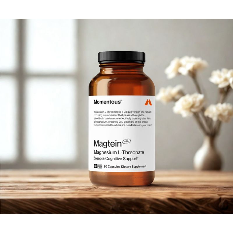 Momentous Magtein Magnesium, 145mg, 30 Servings, Cognitive Support ...