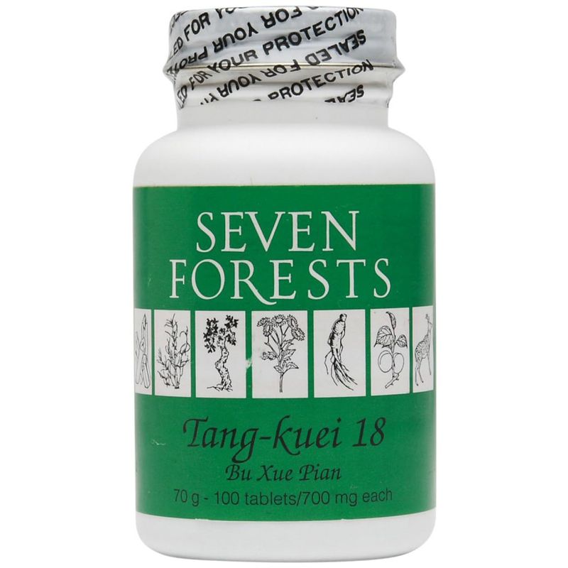 Tang-kuei 18 By Seven Forests, 100 Tablets, 700 Mg. - Online ...