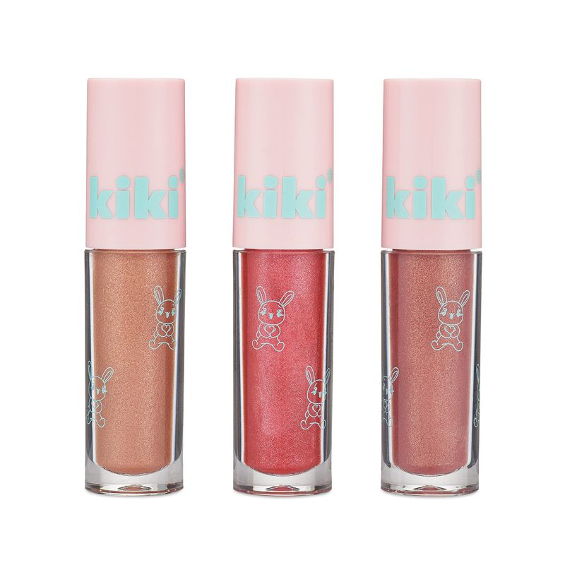 kiki TOO CUTE lip gloss 3 pcs set the original Kawaii makeup ...