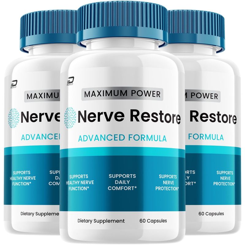 (3 Pack) Nerve Restore Capsules – NerveRestore Natural Ingredients ...