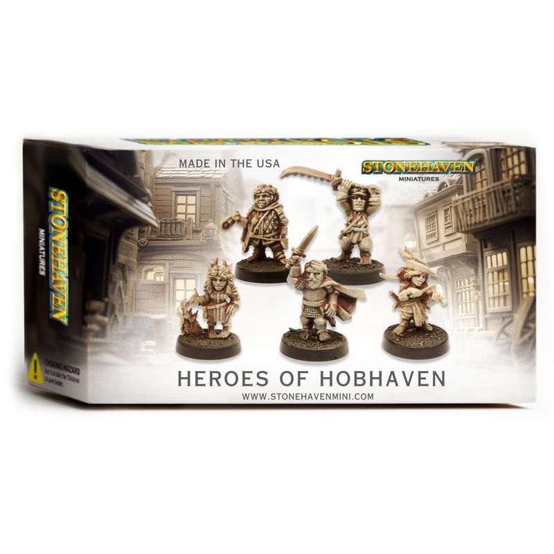 Stonehaven Miniatures Heroes of Hobhaven Miniature Set: 30mm Scale Set ...