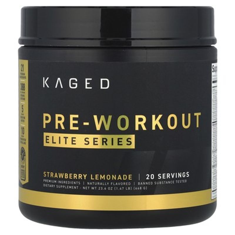 Elite Series, Pre-Workout, Strawberry Lemonade, 1.47 lb (668 g ...