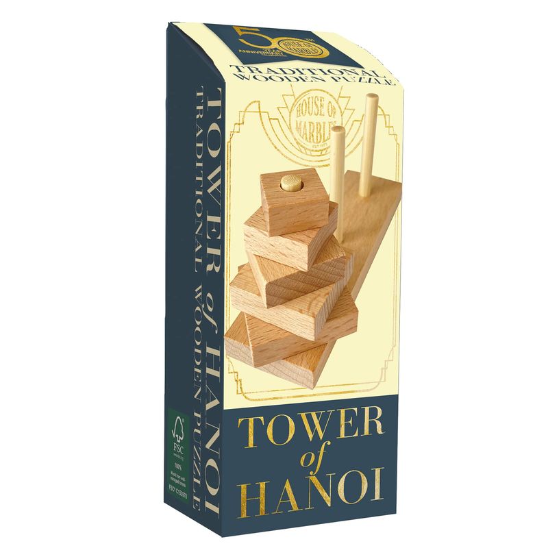 House of Marbles Wooden Puzzle - Tower of Hanoi - Online Marketplace ...