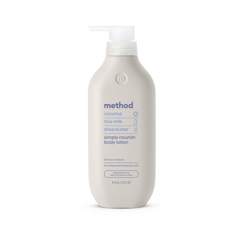 Method Body Lotion, Simply Nourish, Coconut, Rice Milk + Shea Butter ...