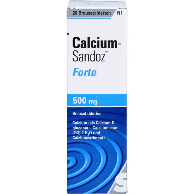 CALCIUM SANDOZ FORTE Effervescent Tablets Pack of 20 - EveryMarket
