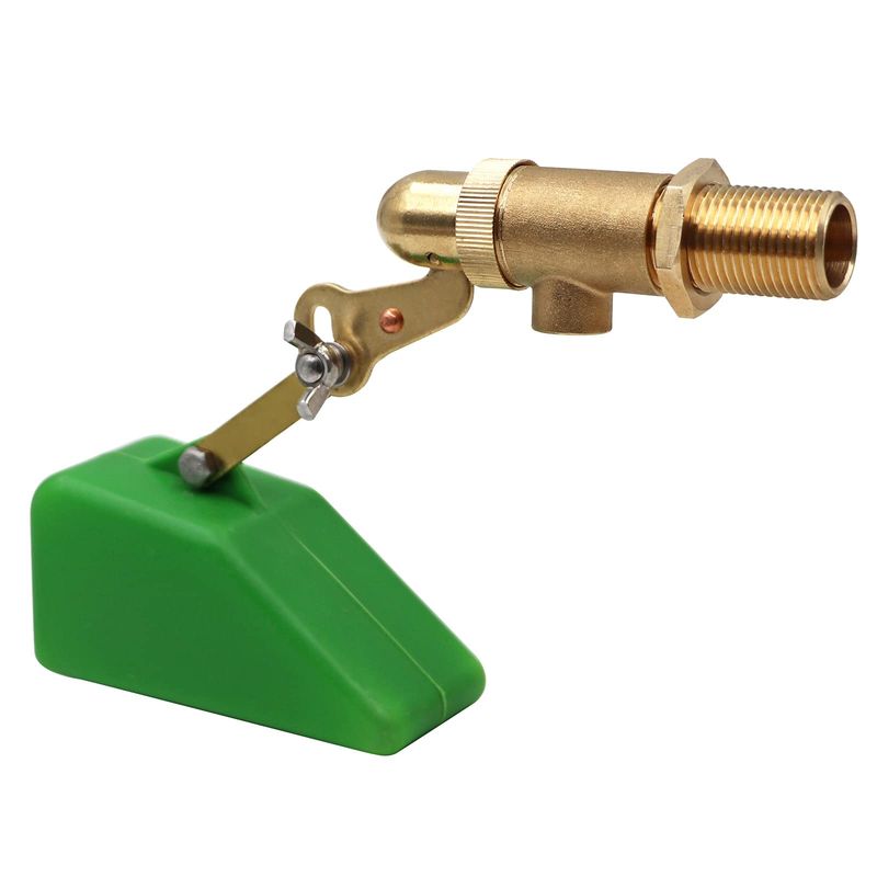 1/2 Inch Brass Water Float Valve with Adjustable Arm, Automatic Fill ...