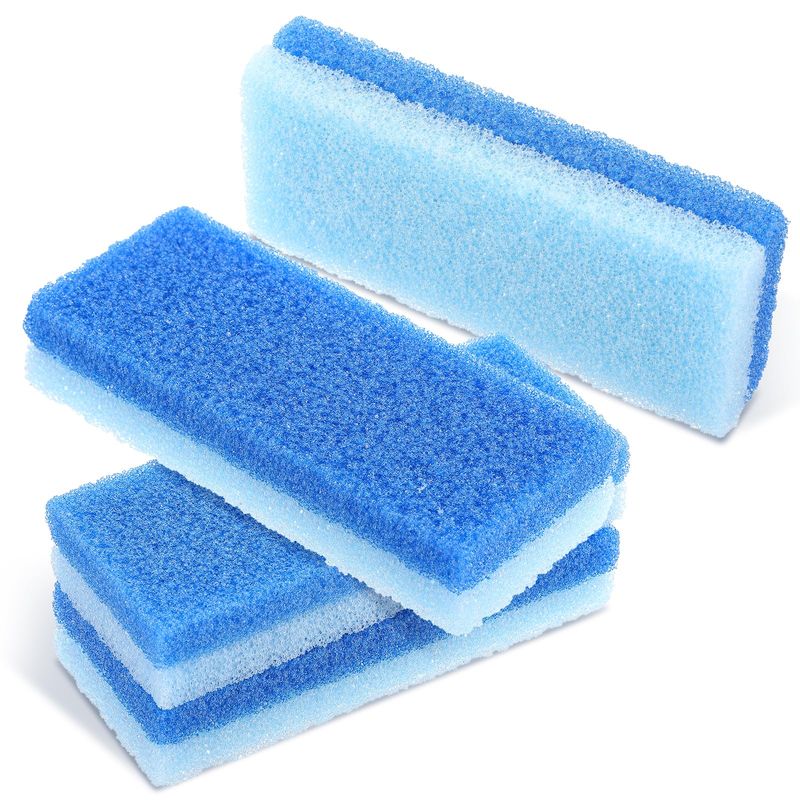 Qianyu 4 Pcs Foot Pumice Sponge and Scrubber for Feet Heels Callus and ...