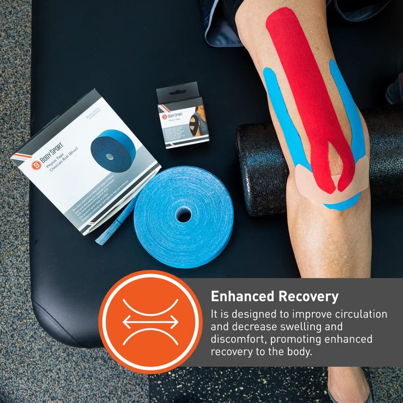 Body Sport Physio Tape, Kinesiology Tape to Support Muscles and Joints ...