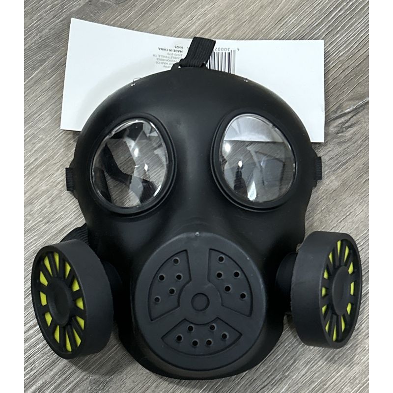 Adult Plastic Gas Mask w/ Elastic Band Retro Halloween Costume ...