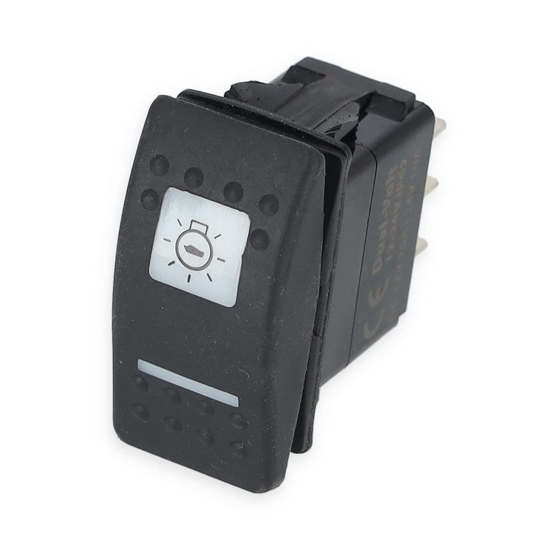 Wellenshop Push Button Toggle Switch Boot ON-Off ON 12V with Various ...