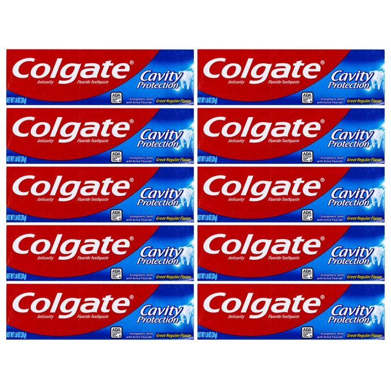 Colgate Cavity Protection Toothpaste, Creat Regular Flavor, Travel Size ...