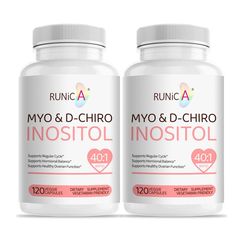 RUNICA Myo-Inositol & D-Chiro Inositol Supplement for Women - Ideal 40: ...