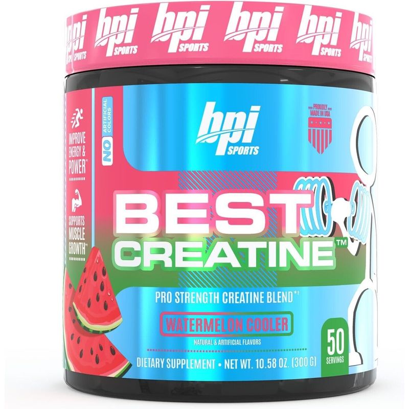 BPI Sports Best Creatine -50 Servings - Watermelon- (6 Types of ...