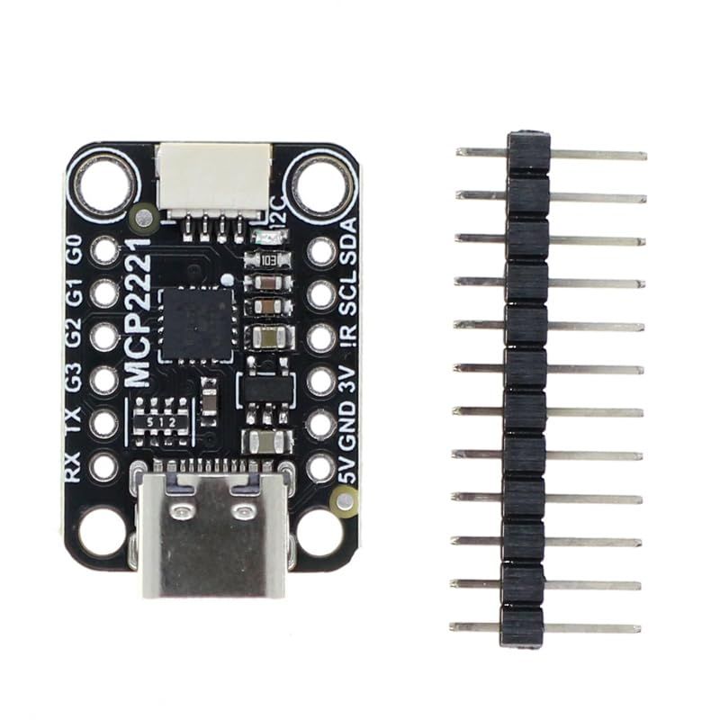MCP2221A USB to GPIO ADC I2C Interface Converter Module, MRS171A MCP2221A USB to GPIO-ADC-I2C ...