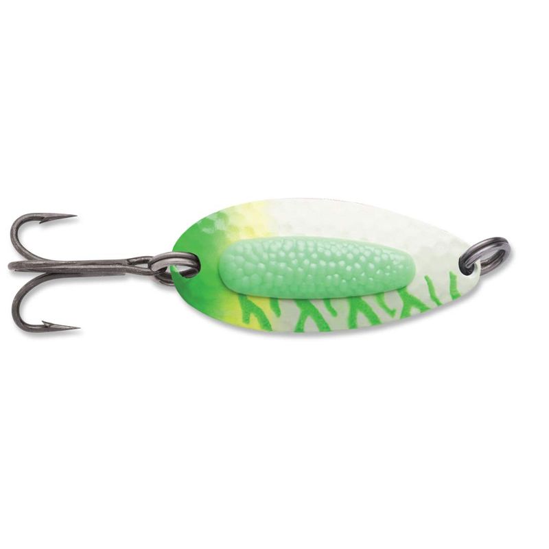 Blue Fox Pixiee Spoon, 7/8-Ounce, Green Tiger With Green Insert ...