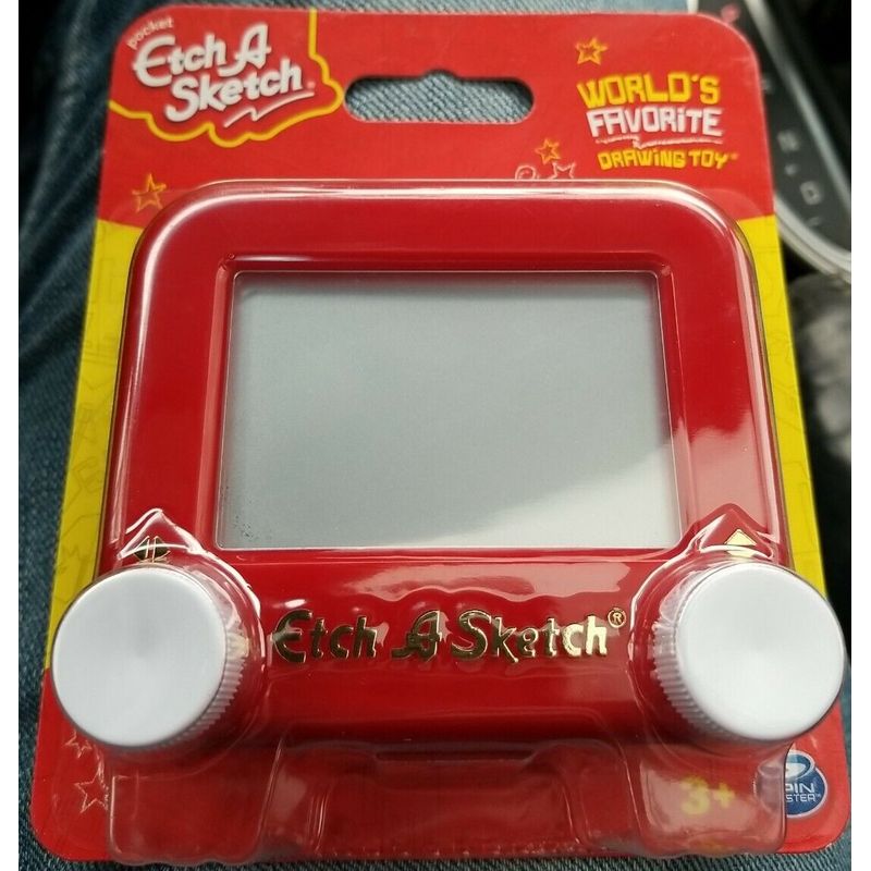 Pocket Etch A Sketch Classic Throwback toy. - EveryMarket
