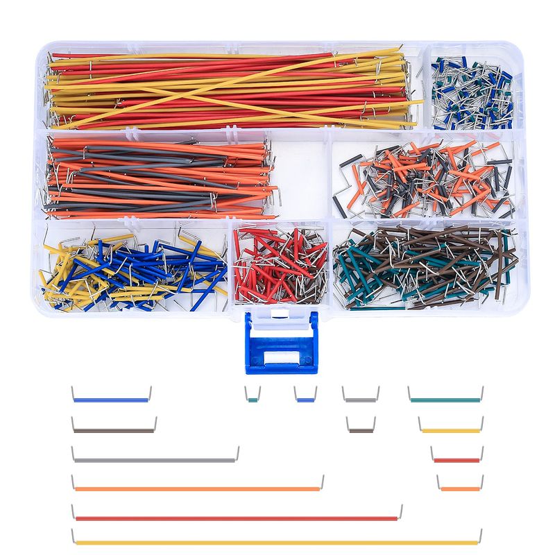 560 Piece Jumper Wire Set, Breadboard Jumper Cable Bridges, Breadboard ...