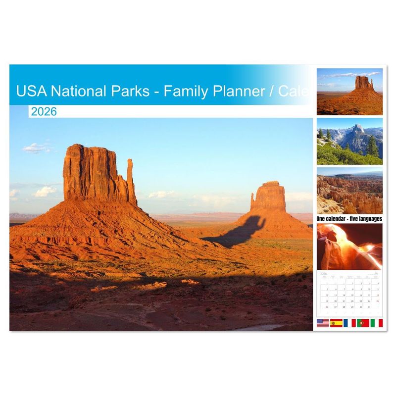 USA National Parks - Family Planner / Calendar - A journey through the ...