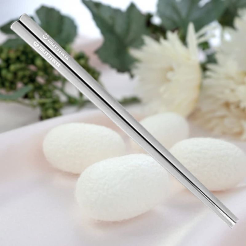 Pure Titanium Chopsticks, 7.5 inches (19 cm), Lightweight, Durable ...