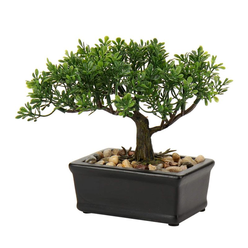 Artificial Bonsai Tree Juniper Faux Plants Indoor Small Fake Plants ...