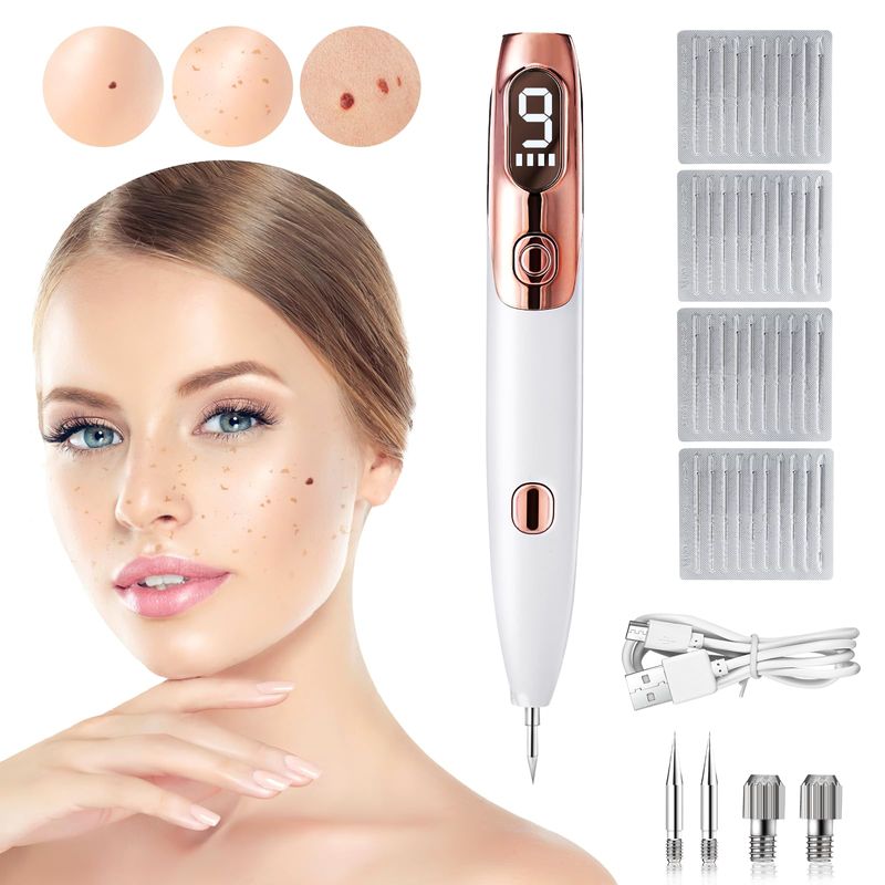 Skin Tag Removal Pen, Weslery Skin Tag Remover Pen Laser's Pen with 9 ...
