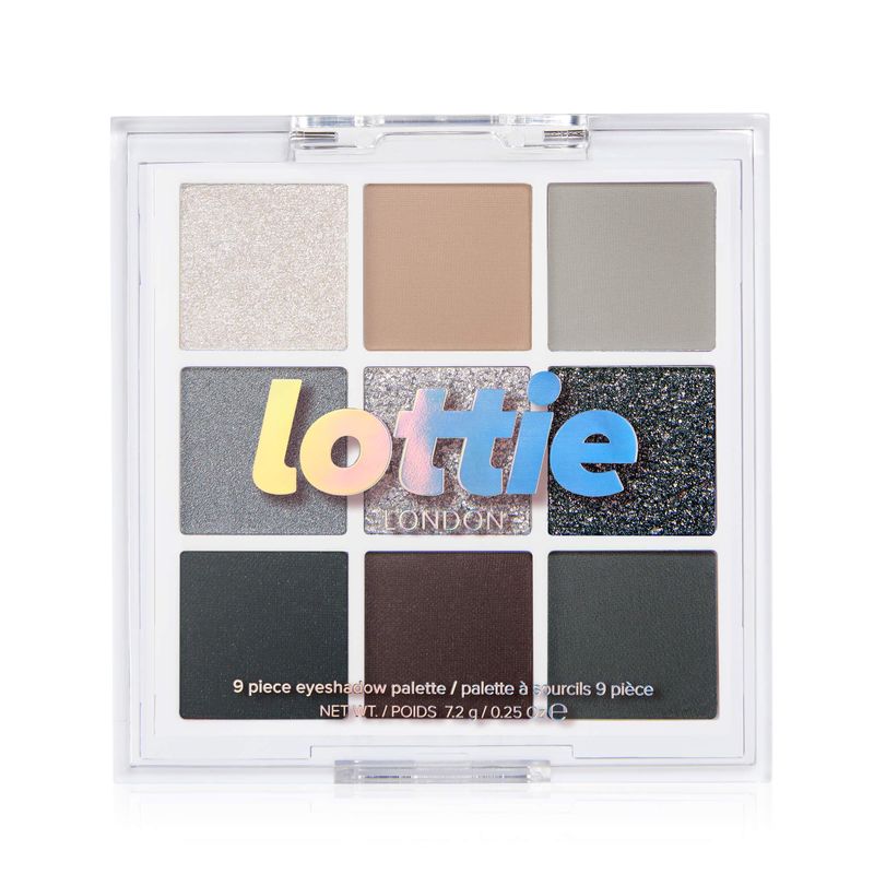 Lottie London Lottie Palette in Soft Grunge, 9 shade compact eyeshadow ...