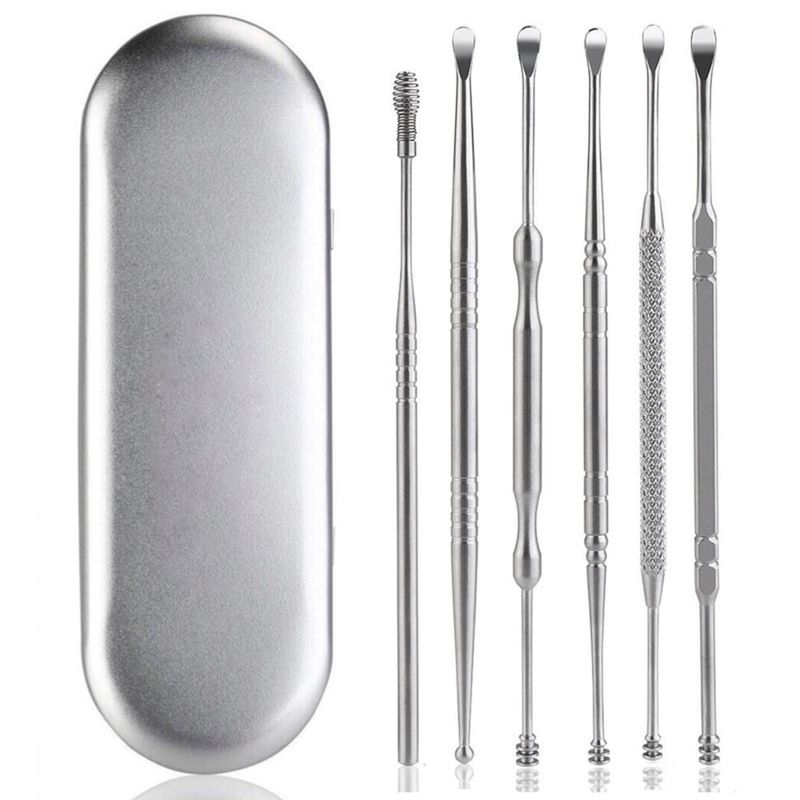 Ear as you Luxurious 6 Pcs Full Set Ear Clean Ear Pick Ear Earwax Ear ...