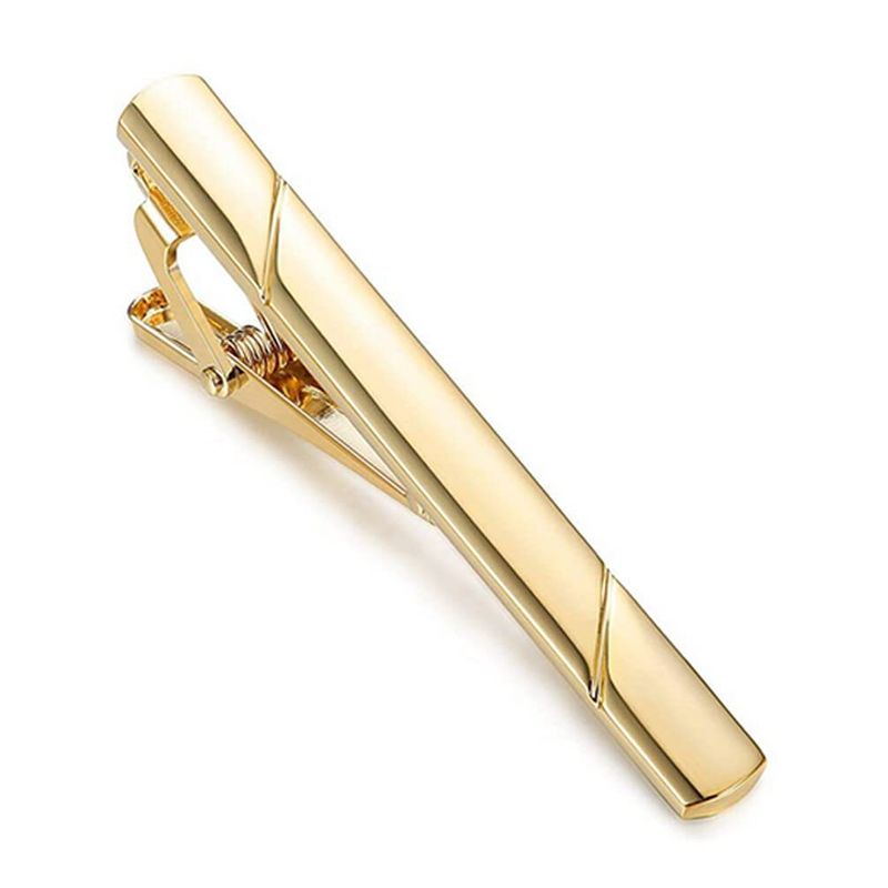 Mens Classic Tie Clips Long Styles Tie Pins Minimalist Necktie Tie Bar ...