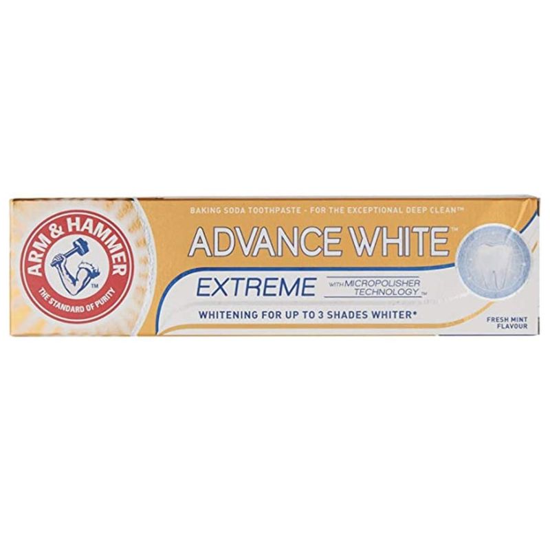 Toothpaste Arm & Hammer Advanced Whitening Tube (75ml) - Pack of 2 ...