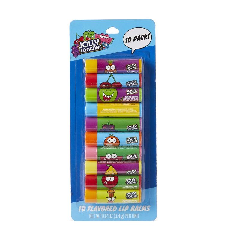 10 Pack Jolly Rancher Flavored Lip balms, Great for Kids, Enjoy 10 ...