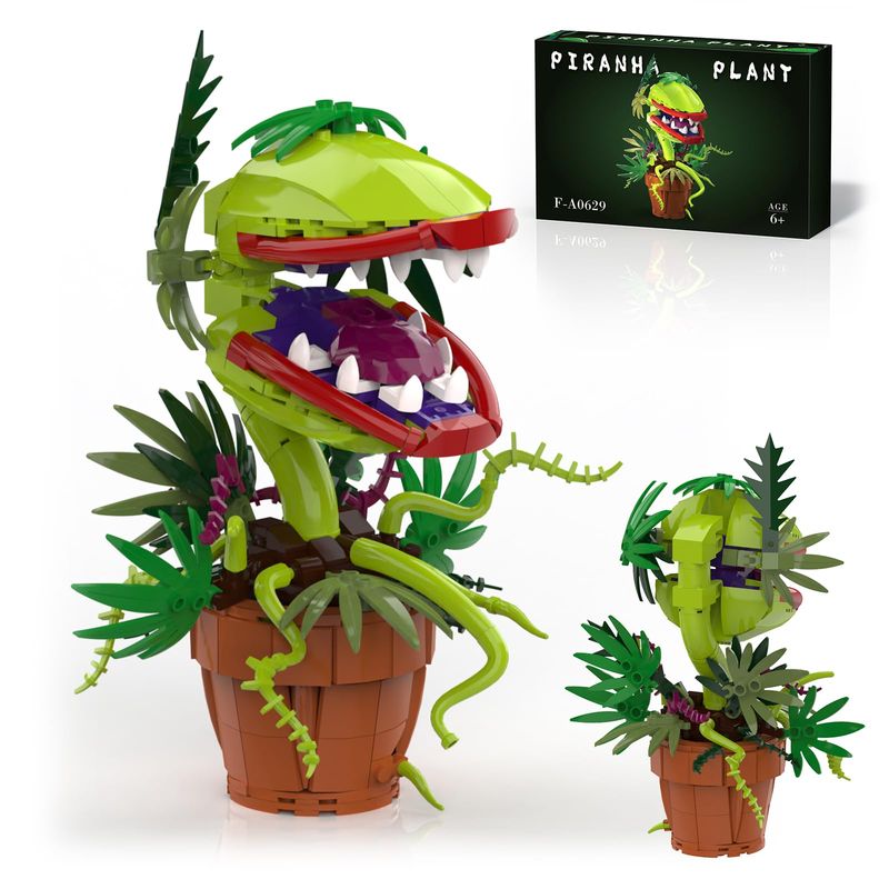 Little Shop of Horrors Audrey 2 Piranha Plant Building Blocks ...