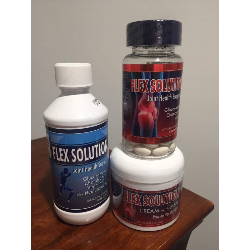 Kit Flex Solution ( Liquid Cream and softgels ) Join Health Support ...