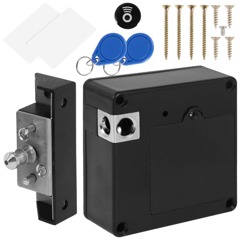 Electric Cabinet Locks, Hidden NFC Lock, RFID Locks for Cabinet Drawer ...