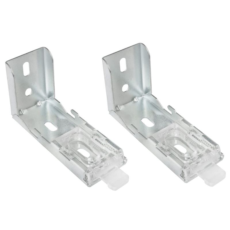 Mounting Bracket Snap Metal Clip ZZLZX 2PCS Fixed Code Roll Curtain ...