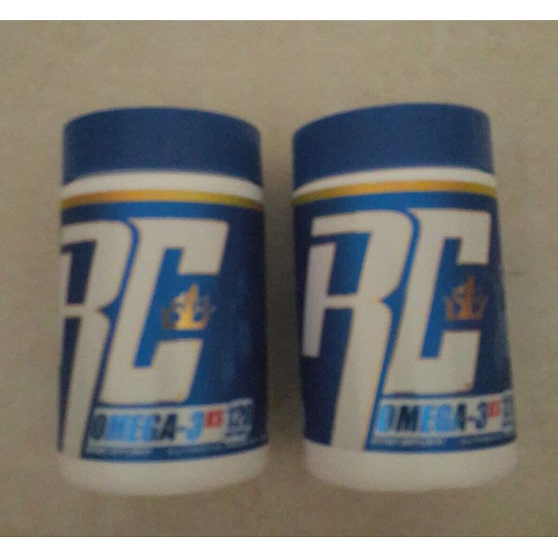 RC By Ronnie Coleman Omega 3 XS Fish Oil 120 Capsules sofgels ( 2 ...