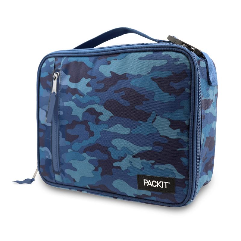 PackIt Freezable Classic Lunch Box, Blue Camo, Built with EcoFreeze ...
