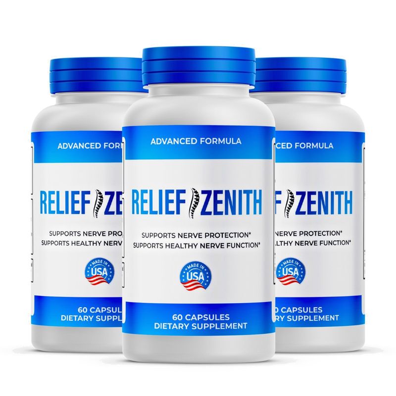 Relief Zenith Capsules, ReliefZenith Advanced Formula for Nerve Health ...