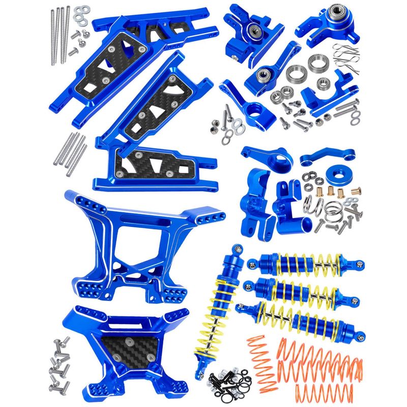 RCMYou Upgrades Part for 1/10 Rustler 4x4 (VXL),Alloy RC Shock Absorber ...