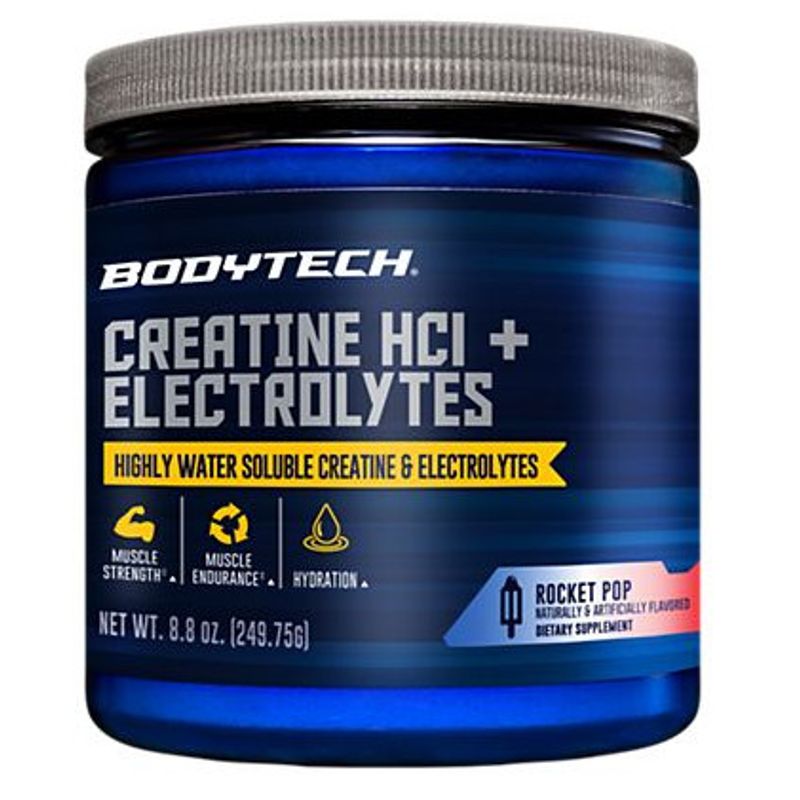 Creatine HCL + Electrolytes Powder - Rocket Pop (75 Servings) - High ...