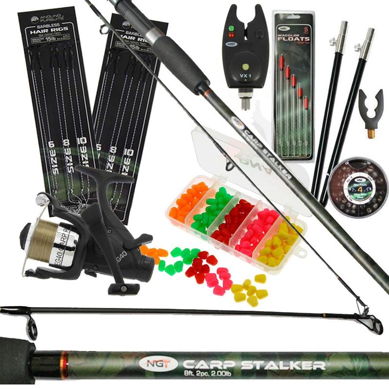 Carp Fishing Stalking Set up With Rod Bait Runner Reel Bite Alarm ...