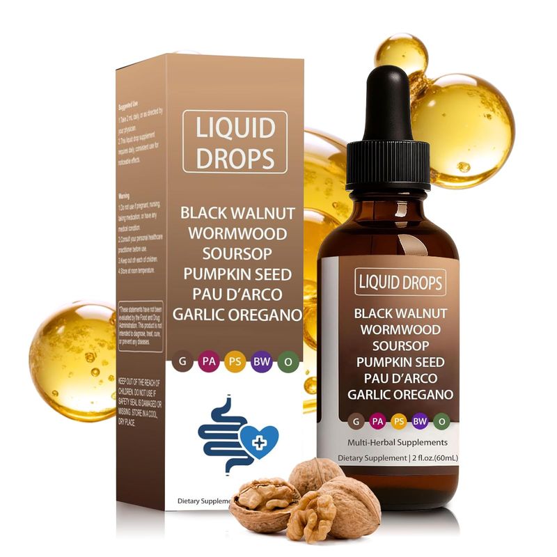 Black Walnut Wormwood Gut Cleanse, Vello Wormwood Black Walnut Clove ...