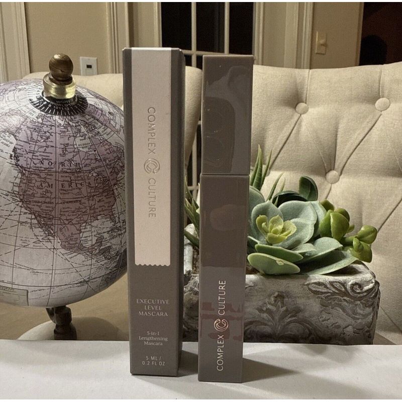 Complex Culture Executive Level Mascara, BLACK, Full Size 5ml/0.2oz F1 ...