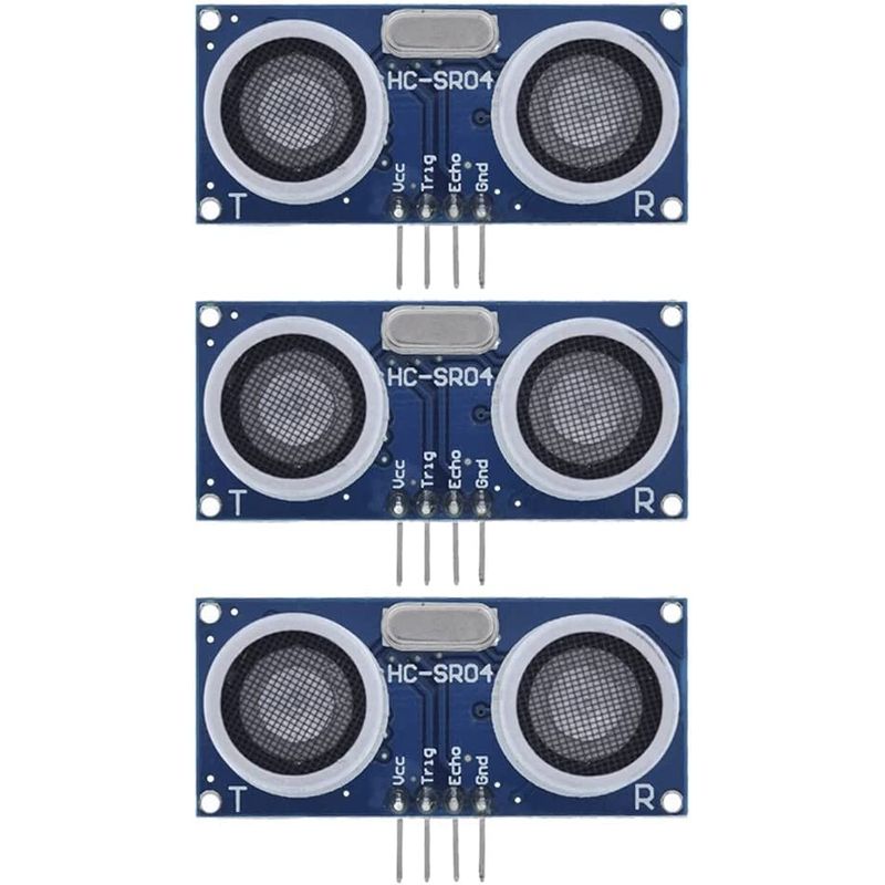 RKNYC 3pcs HC-SR04 Ultrasonic Distance Sensor Module Distance Measurement Replacement for ...
